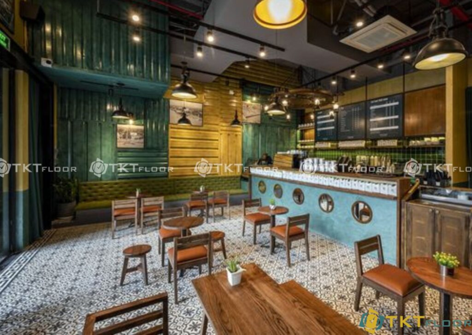 TOP 5 FAVORITE CAFE FLOORING MATERIALS - TKT Floor