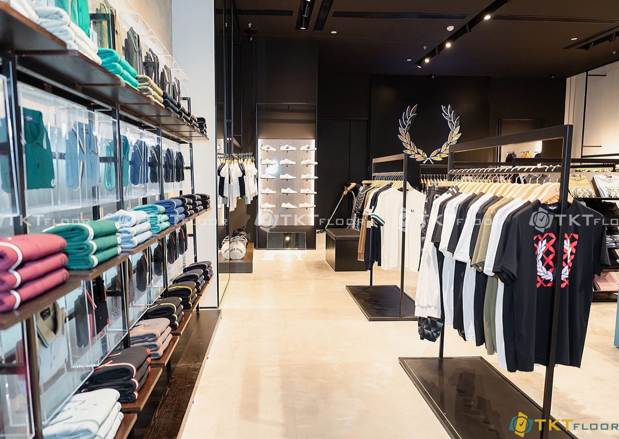 SÀN MICROCEMENT TẠI FRED PERRY THISO MALL - TKT Floor