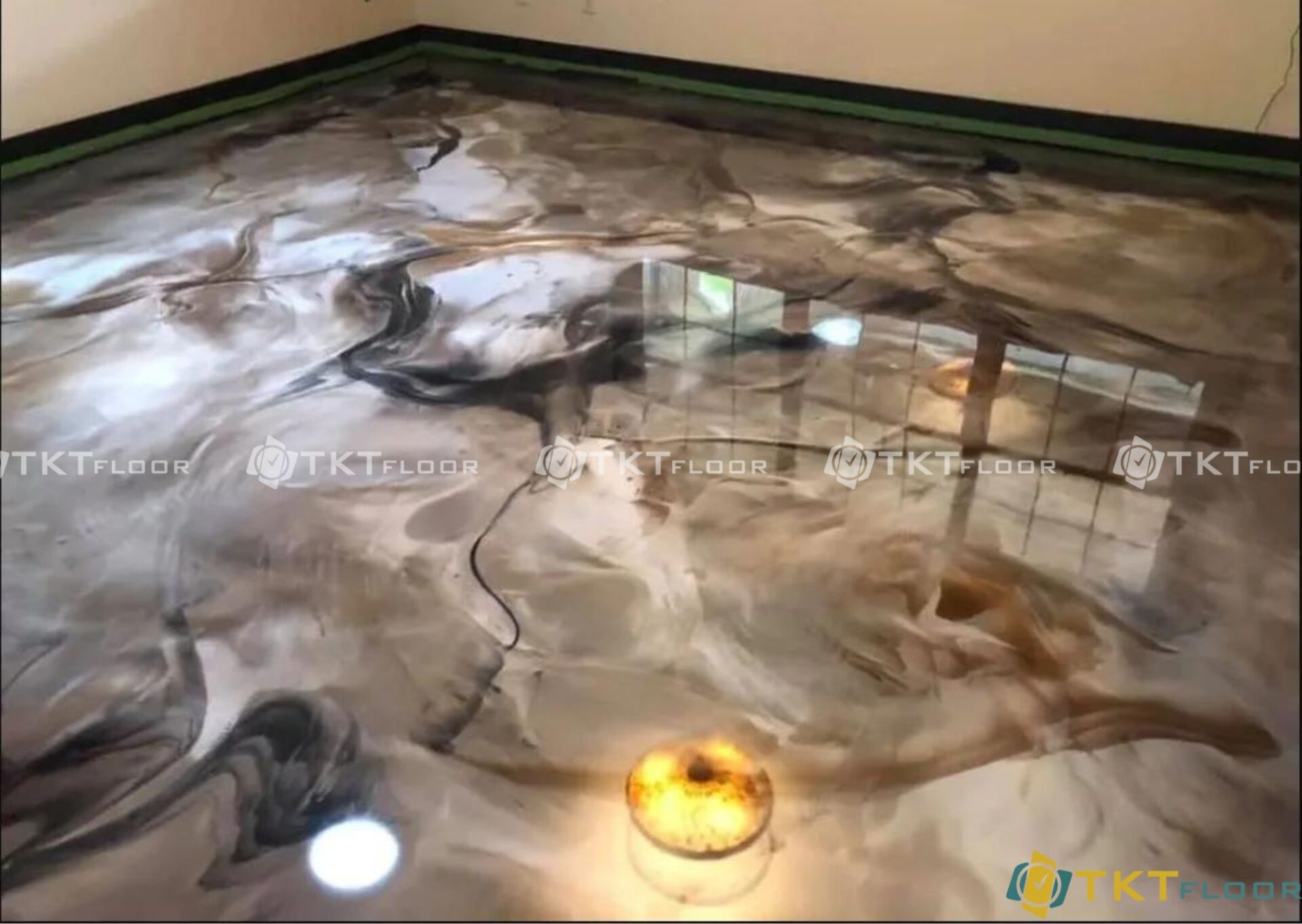 SÀN EPOXY VÂN ĐÁ MARBLE – THIẾT KẾ SÁNG TẠO - TKT Floor