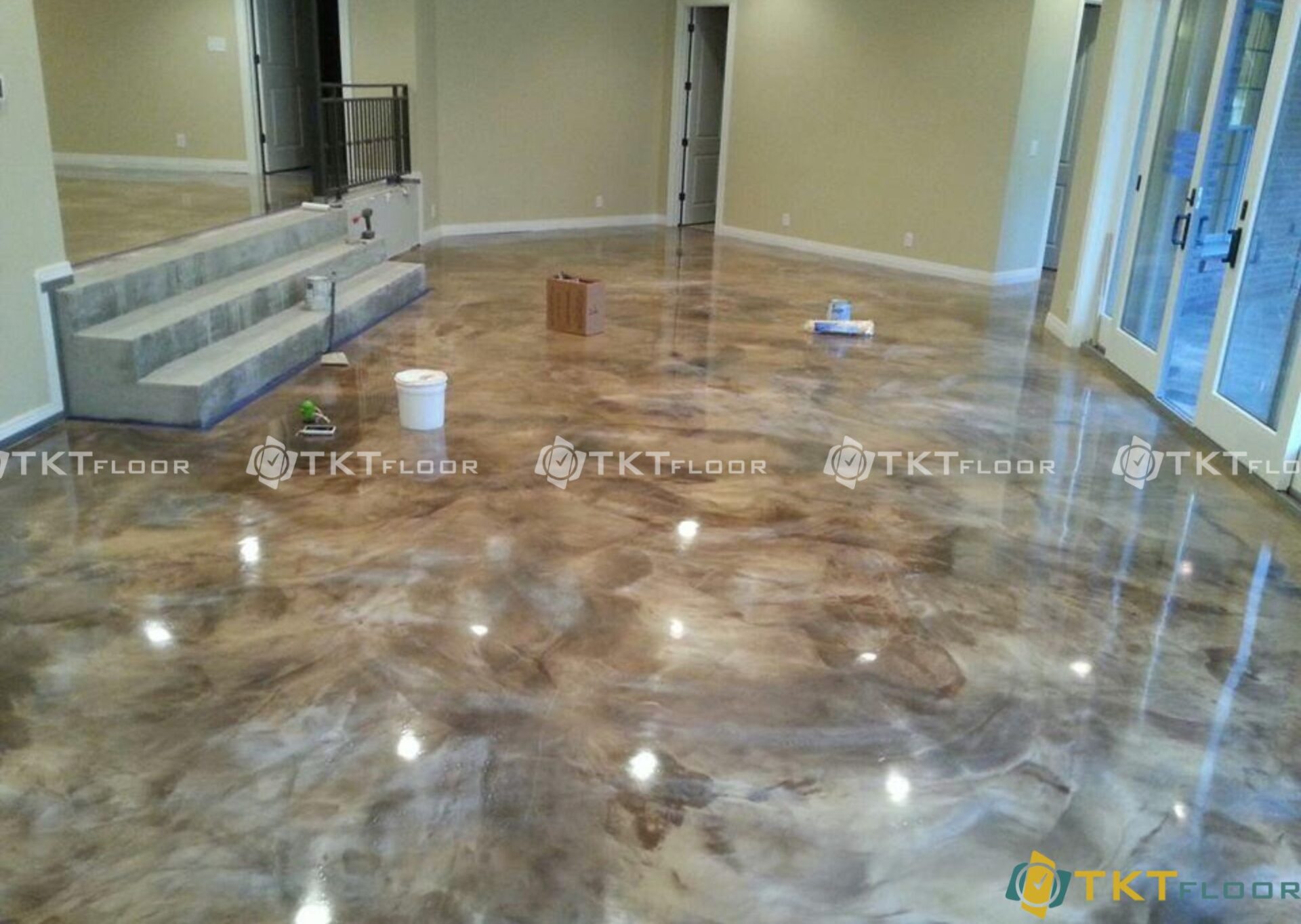 SÀN EPOXY VÂN ĐÁ MARBLE – THIẾT KẾ SÁNG TẠO - TKT Floor