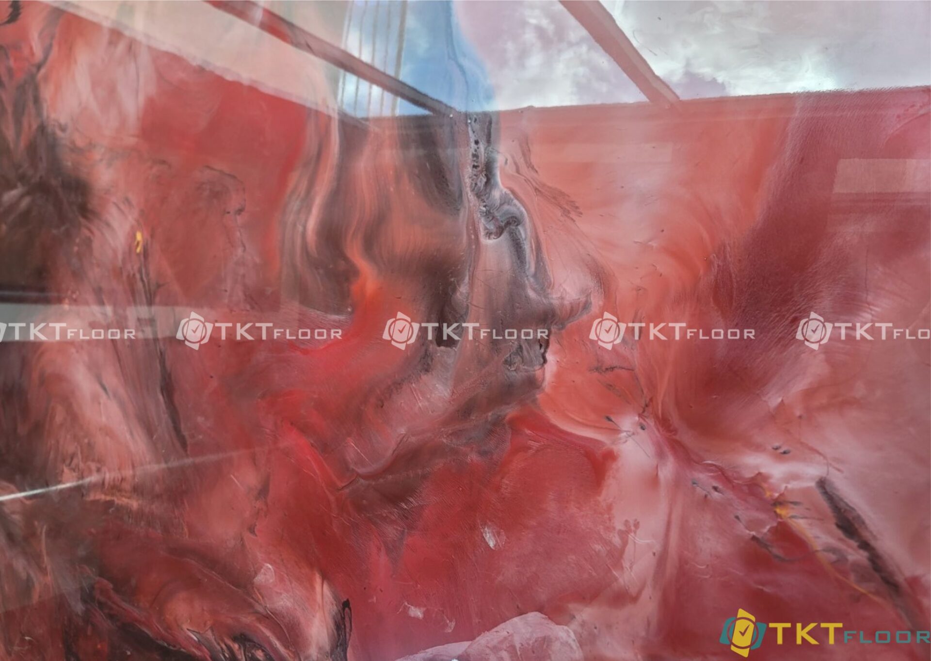 SÀN EPOXY VÂN ĐÁ MARBLE – THIẾT KẾ SÁNG TẠO - TKT Floor