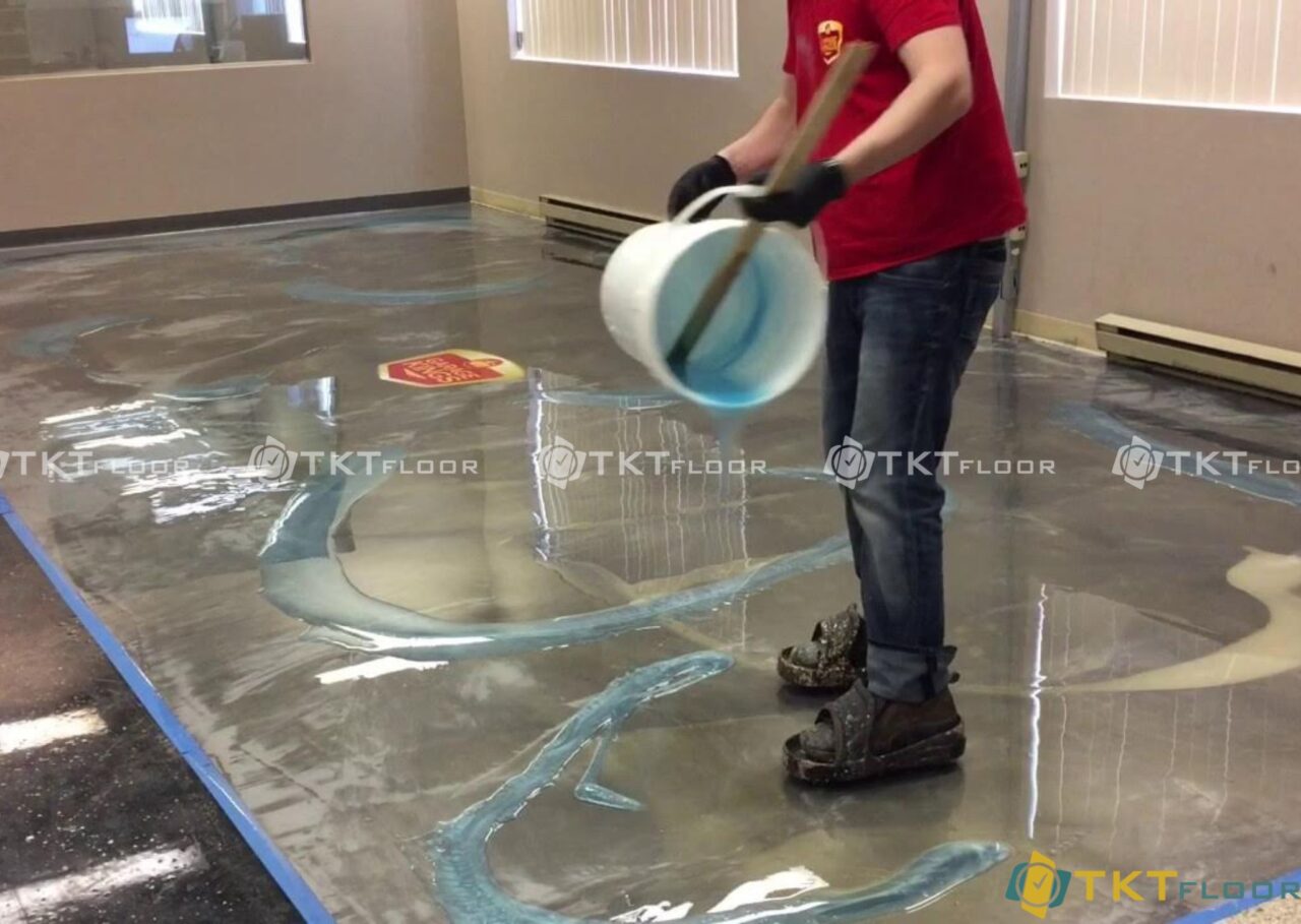 SÀN EPOXY VÂN ĐÁ MARBLE – THIẾT KẾ SÁNG TẠO - TKT Floor